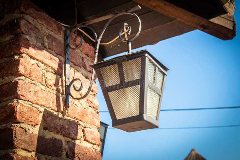 217 Rustic Wooden Lamp Post Stock Photos - Free & Royalty-Free Stock ...