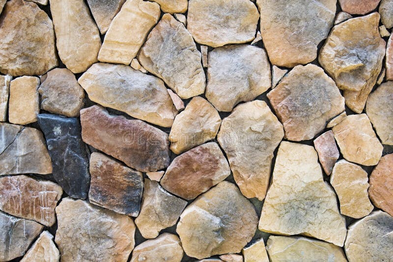 Old rustic rock wall stock photo. Image of laying, brown - 184165480