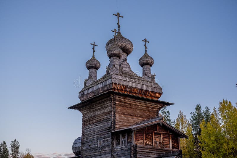 Old Rustic Russian House from Logs Stock Image - Image of mountain ...
