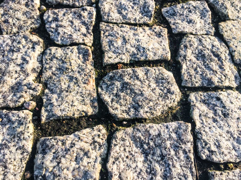 Old Rustic Stone Pavement Textured Background, Architectural Detail ...