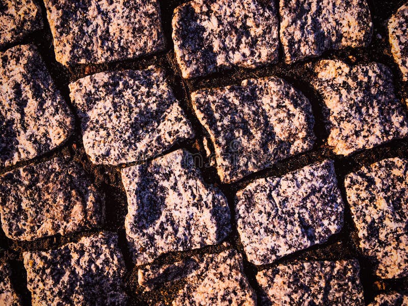 Old Rustic Stone Pavement Textured Background, Architectural Detail ...