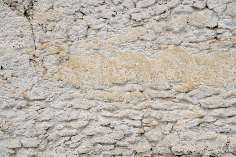 Old Rustic Traditional Limewashed Stone Wall Stock Image - Image of ...