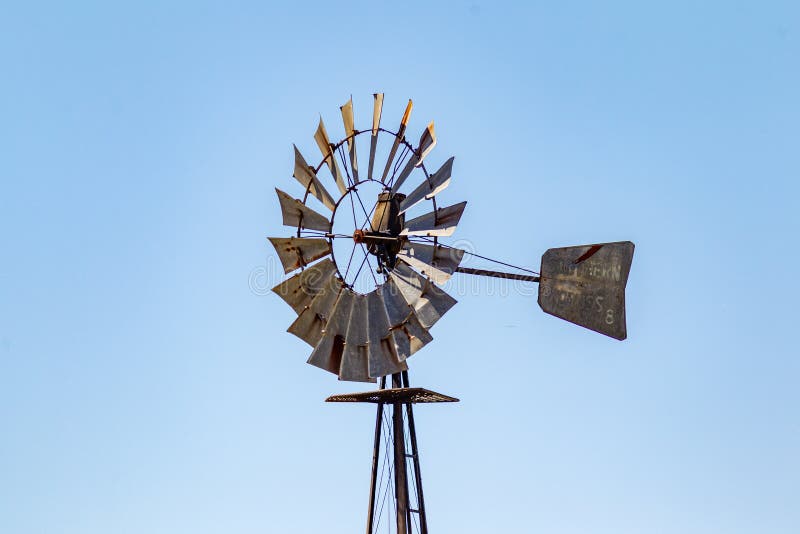 An Old Rustic Windmill Located in the Southeast of South Australia on ...