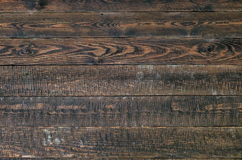 Old Rustic Wood Table. Dark Wood Texture Stock Photo - Image of view ...