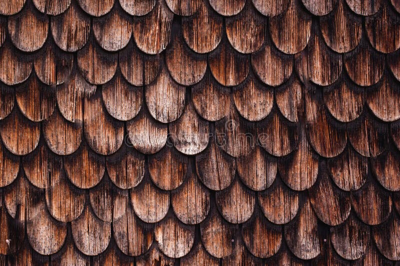 Old Rustic Wood Tiling Roof Stock Photo - Image of roofing, cedar: 55760078