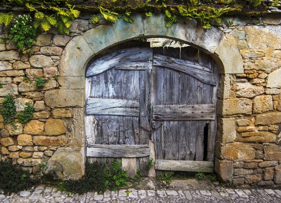 Old rustic wooden gate stock image. Image of background - 40504265