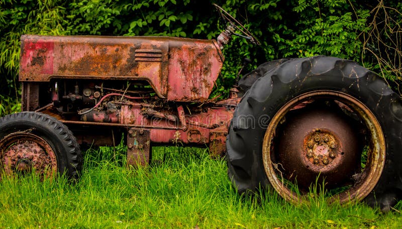 Old Rusting Tractor stock image. Image of tractor, vehicle - 15822747
