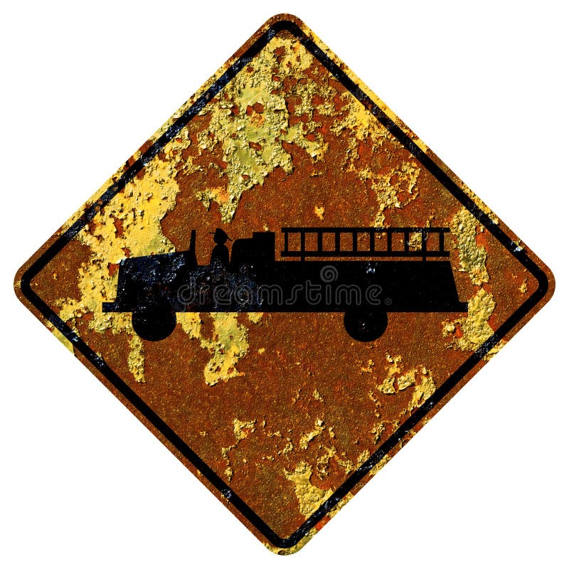 Fire Station Road Sign