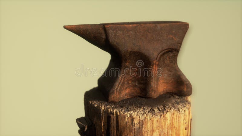 Old Rusty Anvil from the Village Forge Stock Image - Image of black ...