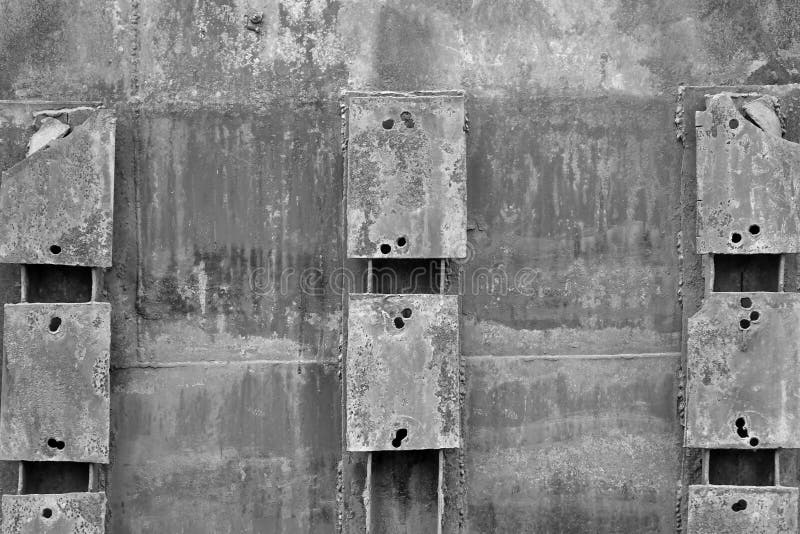 Old Rusty Background. Damaged Aged Box with Rust and Peeled Paint Stock ...
