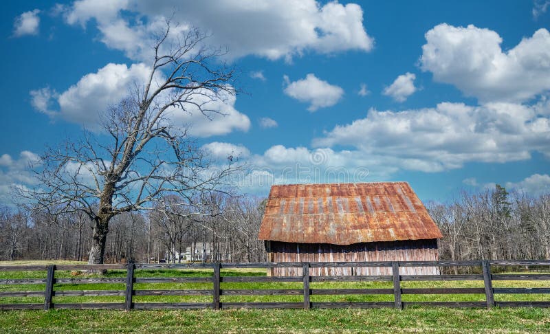 Rusty Barn Door Latch and Chain Stock Image - Image of detail, rugged ...
