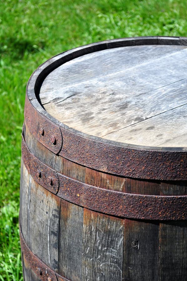 Old rusty barrel stock photo. Image of rural, rusty, metal - 12065266