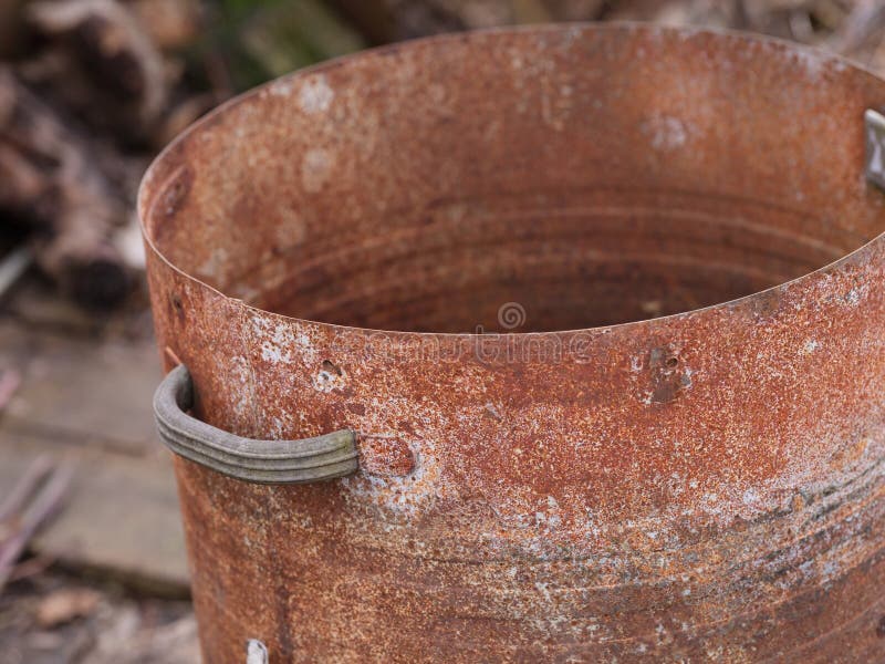 Rusty Old barrel stock photo. Image of metal, rusty, retro - 85712554