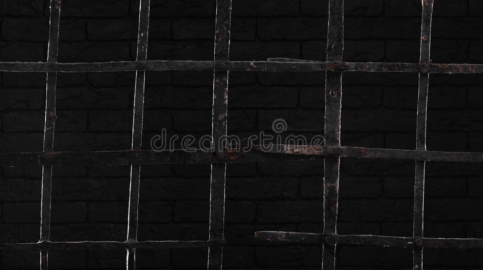 Old Rusty Bars in Prison Cell Stock Photo - Image of building, pattern ...