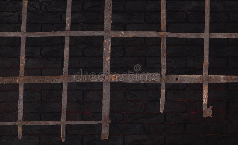 Old Rusty Bars in Prison Cell Stock Image - Image of architecture, aged ...