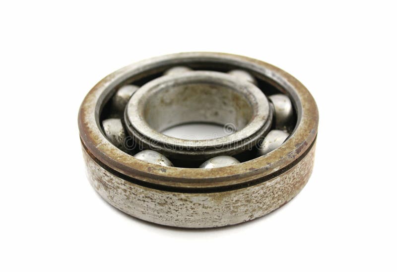 Old rusty bearing stock image. Image of auto, isolated - 68446289