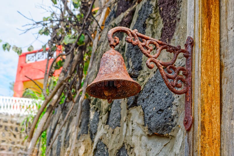 Old rusty bell stock image. Image of iron, texture, rusty - 52413121