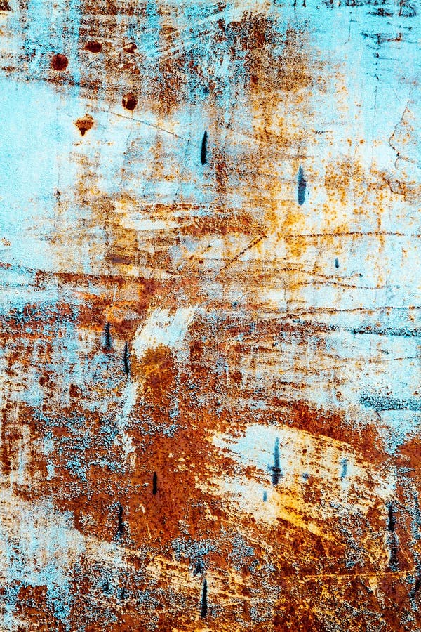 Old rusty blue wall stock image. Image of orange, people - 46082017