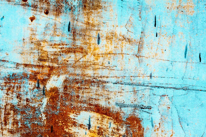 Old rusty blue wall stock photo. Image of nature, people - 46082070