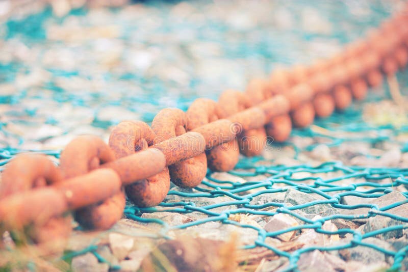 Boat chain stock image. Image of fisher, fence, house - 90830427