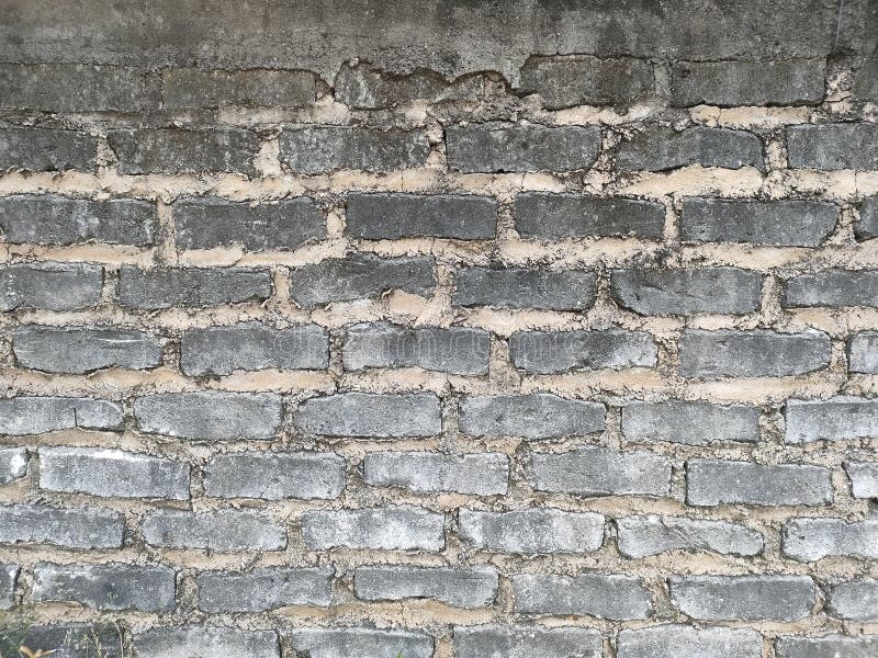 Old and Rusty Brick Wall Texture Background Stock Photo - Image of ...