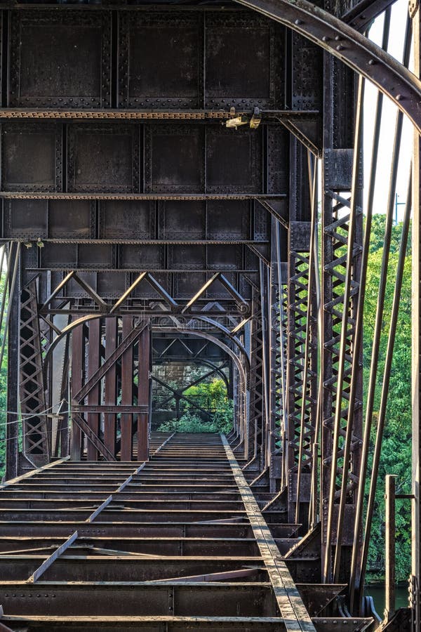 Old rusty bridge stock image. Image of abstract, column - 26448547