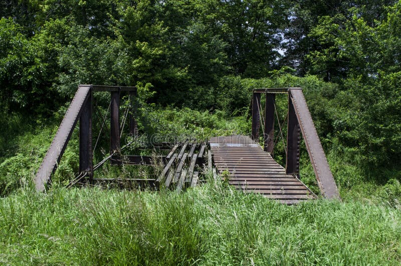 Rusty bridge stock image. Image of ruined, station, steel - 70203885