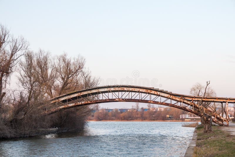 Old rusty bridge stock image. Image of crossing, pattern - 51692961