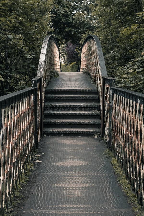 Symmetrical Bridge stock photo. Image of lines, architect - 31544230