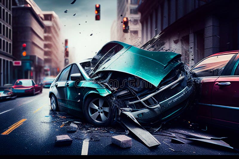 Old Rusty Broken Car. Flat Cartoon Illustration Stock Illustration ...