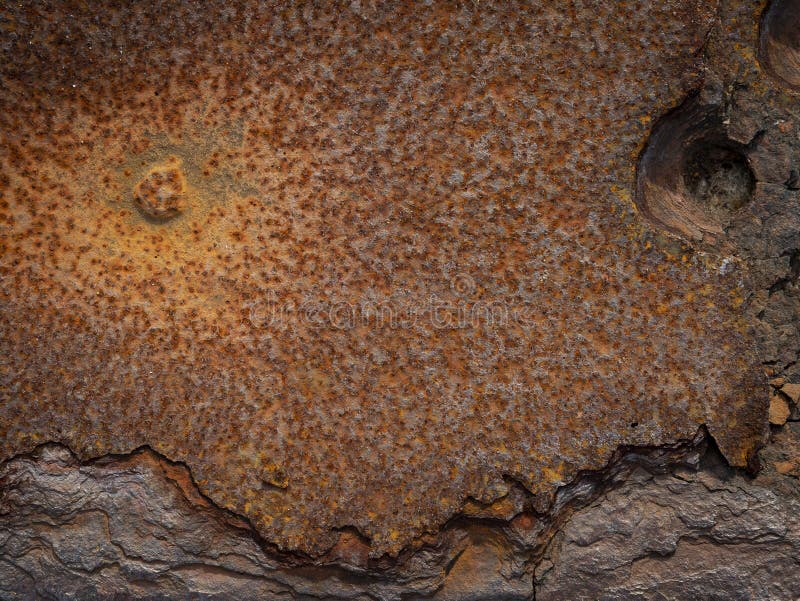 Old Rusty Brown Metal Sheet Background Stock Photo - Image of wall ...