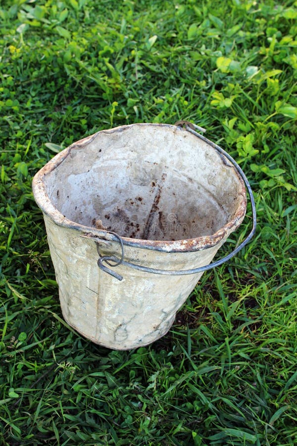Old rusty bucket stock photo. Image of boat, rusty, wood - 1106014