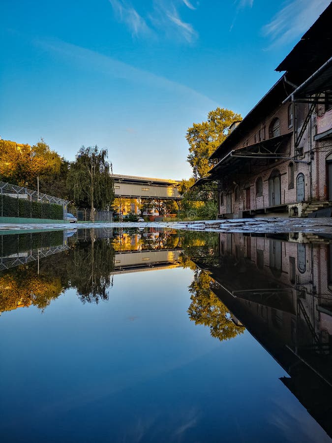 Old Rusty Buildings and Constructions at Old City Port Stock Photo ...
