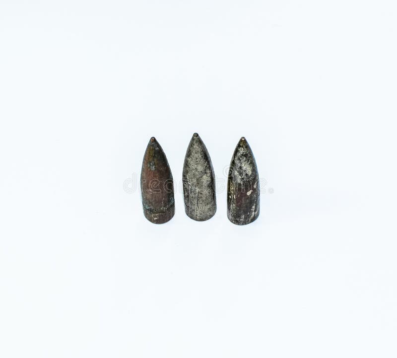Old Rusty Bullets from Kalashnikov Assault Rifle Stock Photo - Image of ...