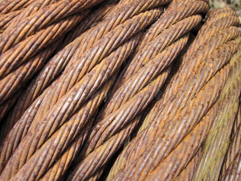 An Old Rusty Cable Crane in the Northwest Territories Stock Image ...