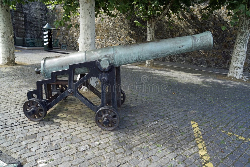 Old Rusty Cannon for Defence Stock Photo - Image of terrorism, infantry ...