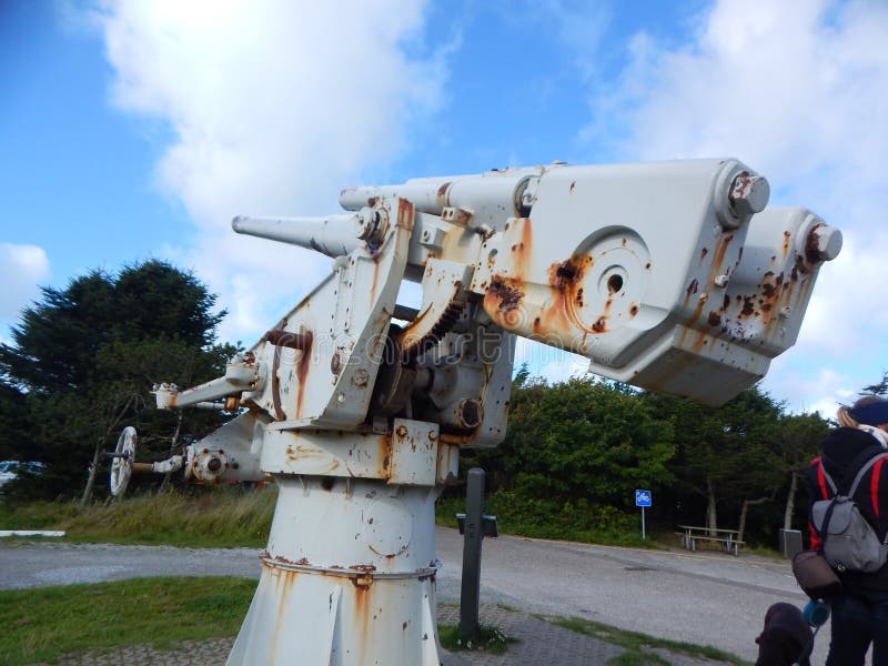 Old and Rusty Cannon in Hanstholm Stock Image - Image of iron, weapon ...