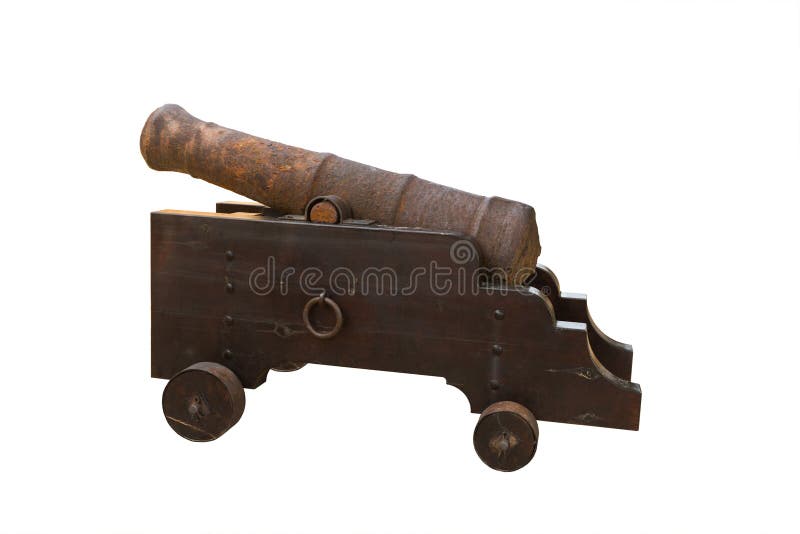 Old rusty cannon stock image. Image of ancient, military - 47327303