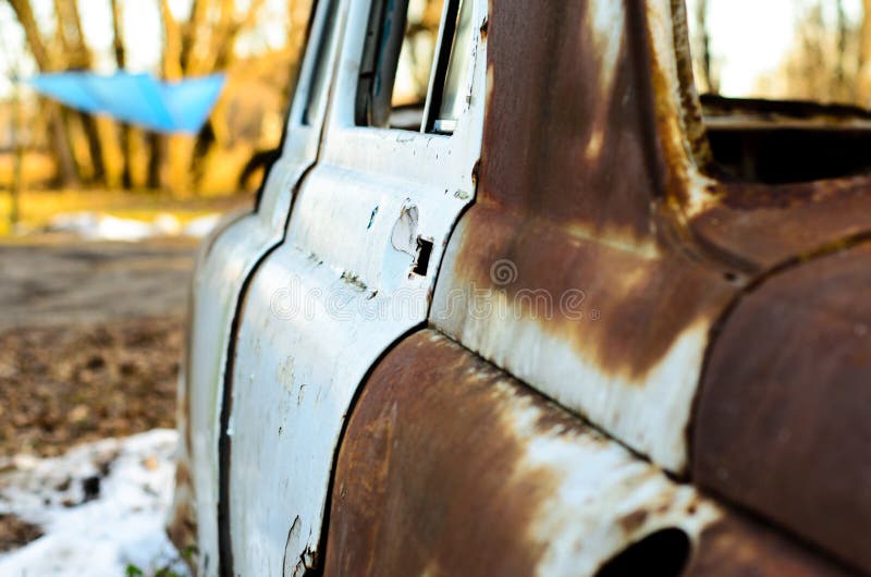 Old rusty car body stock photo. Image of forgotten, body - 82701634