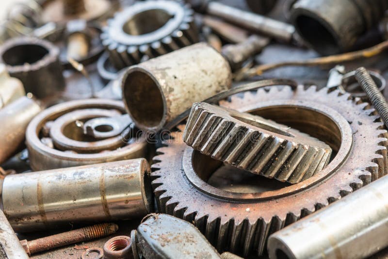 Rusted Vehicle Parts stock photo. Image of background - 13055516