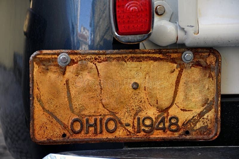 Old rusty car plate stock image. Image of steel, pattern - 71521083