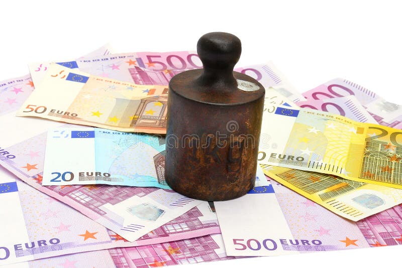 Weight of money stock photo. Image of price, paper, banknotes - 12714256