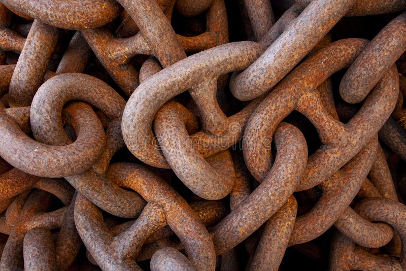 Old rusty chain texture stock photo. Image of connect - 145752954