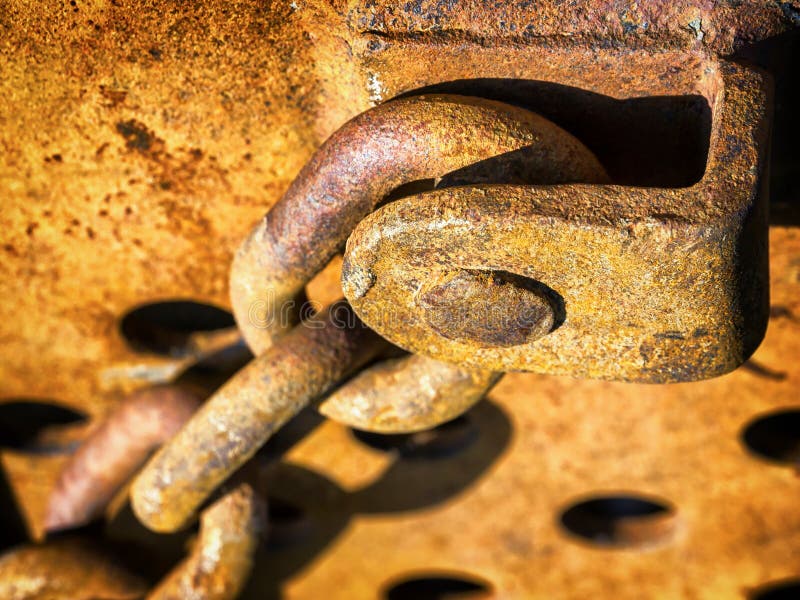 Old rusty chain stock photo. Image of work, machine, steel - 49517348
