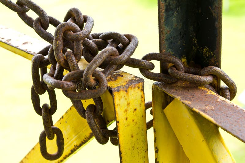 Old rusty chain stock photo. Image of grunge, detail - 32649950