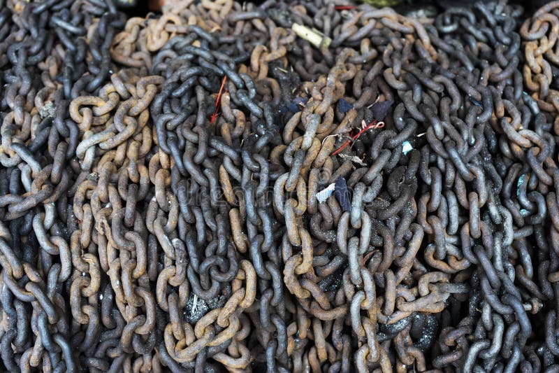 Oxidation rusting chain stock photo. Image of range, shape - 34170606