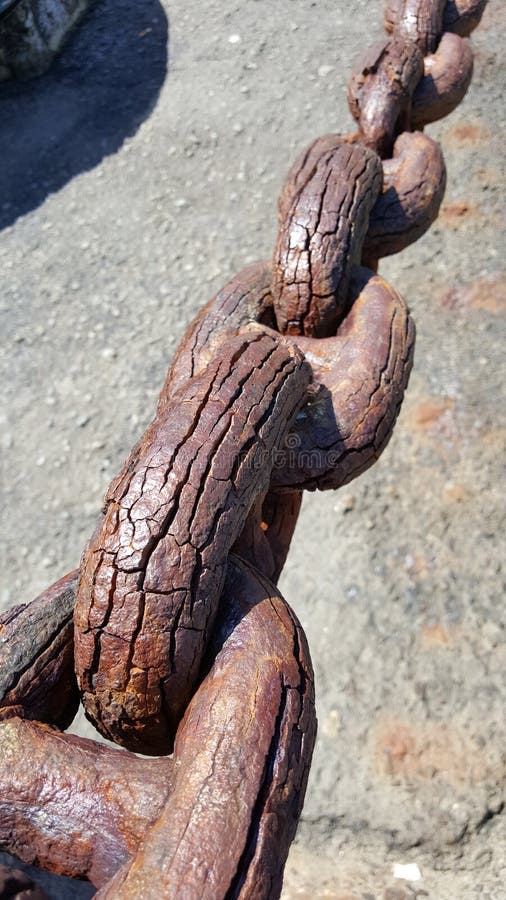 Old rusty chain stock image. Image of point, chain, rusty - 71592989