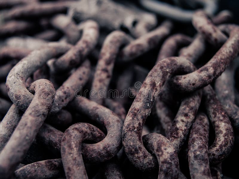 Rusty shackles stock image. Image of anxiety, captivity - 225254893