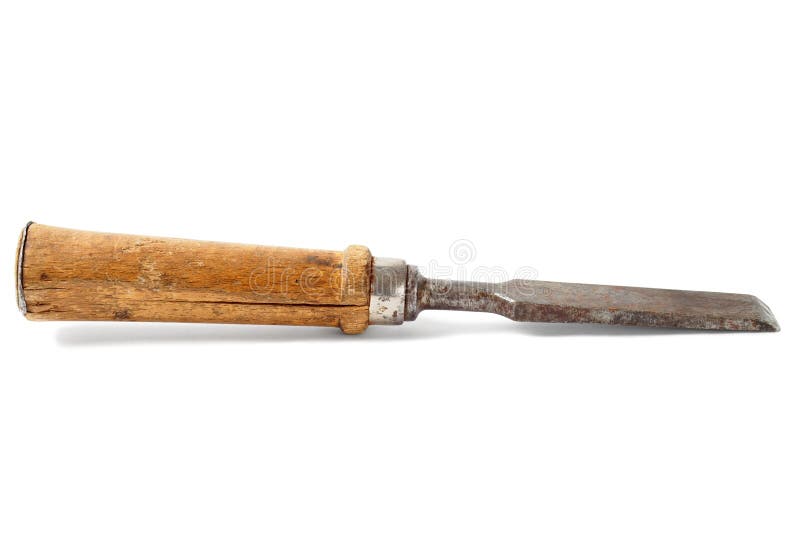 Old rusty chisel stock photo. Image of tools, tool, traditional - 40005444