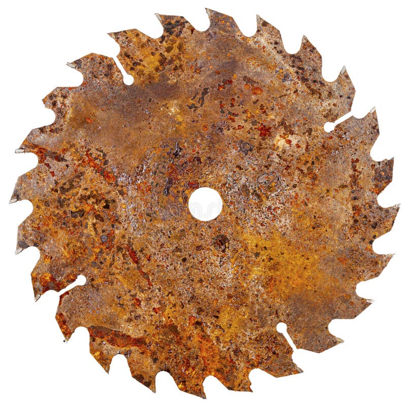 Old Rusty Circular Saw Blade Stock Image - Image of disc, iron: 43638523